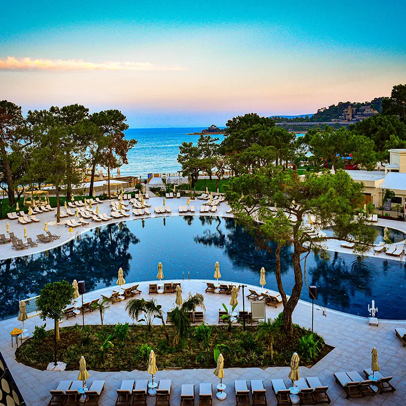 Pool & Beach | Bergiz Hotels & Resort Kemer